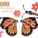 Printable Articulated PAPER DOLL BUTTERFLY Instant Diy Kit Downloadable ...