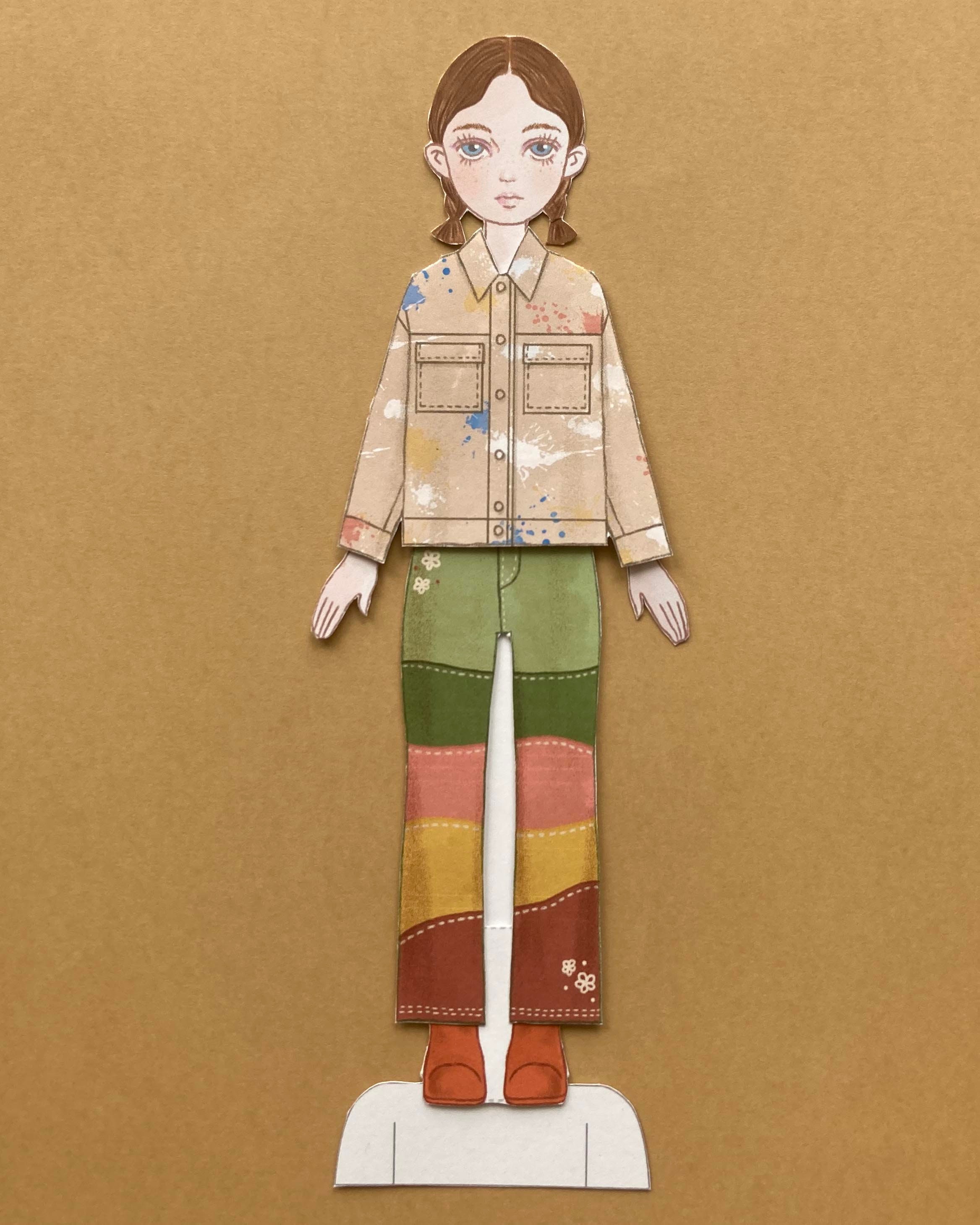 Pisces Zodiac Paper Doll Craft Kit / Instant Download / Kid Craft ...