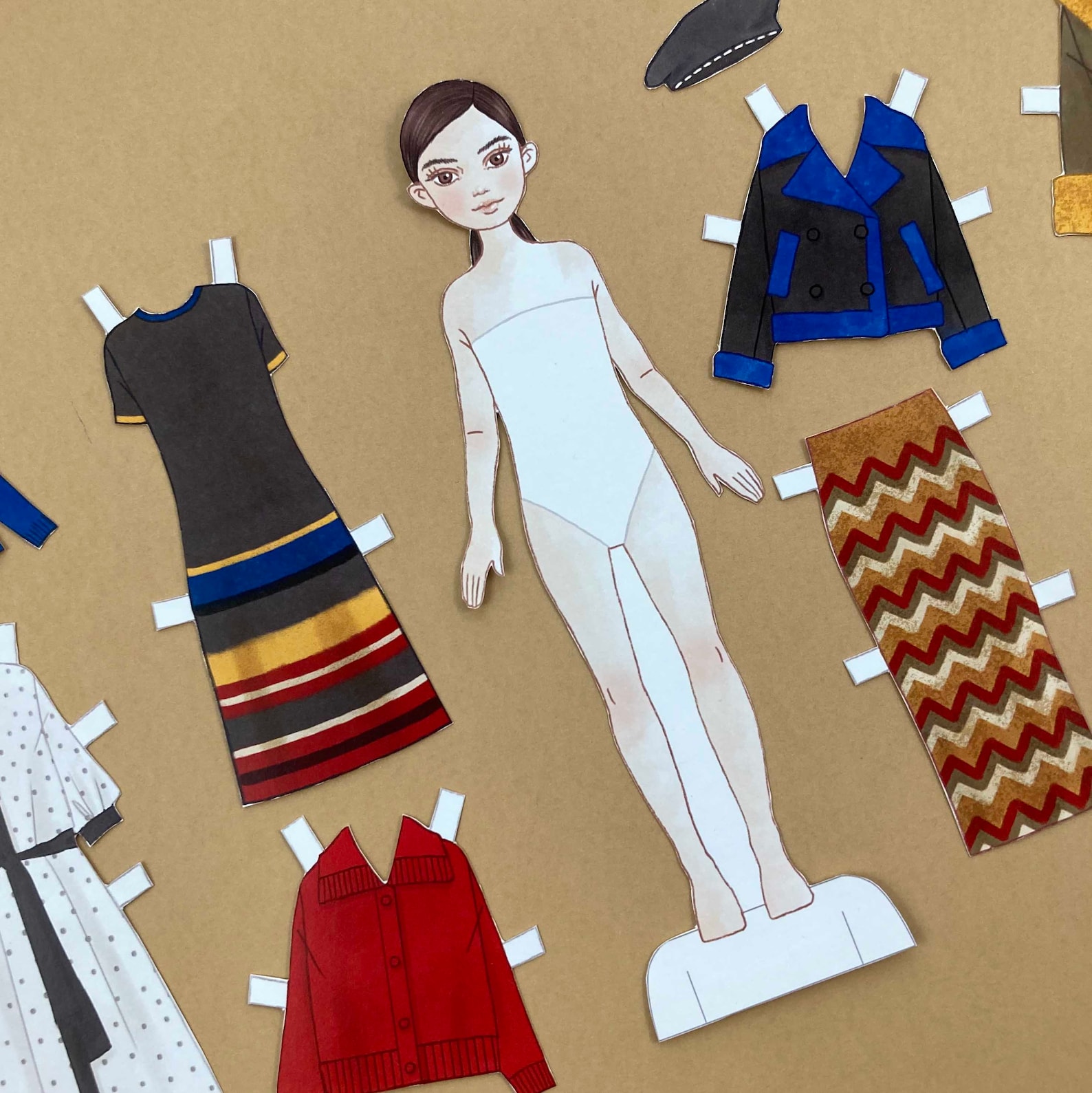 Josephine Paper Doll With City Style Wardrobe (digital Download) - Etsy ...