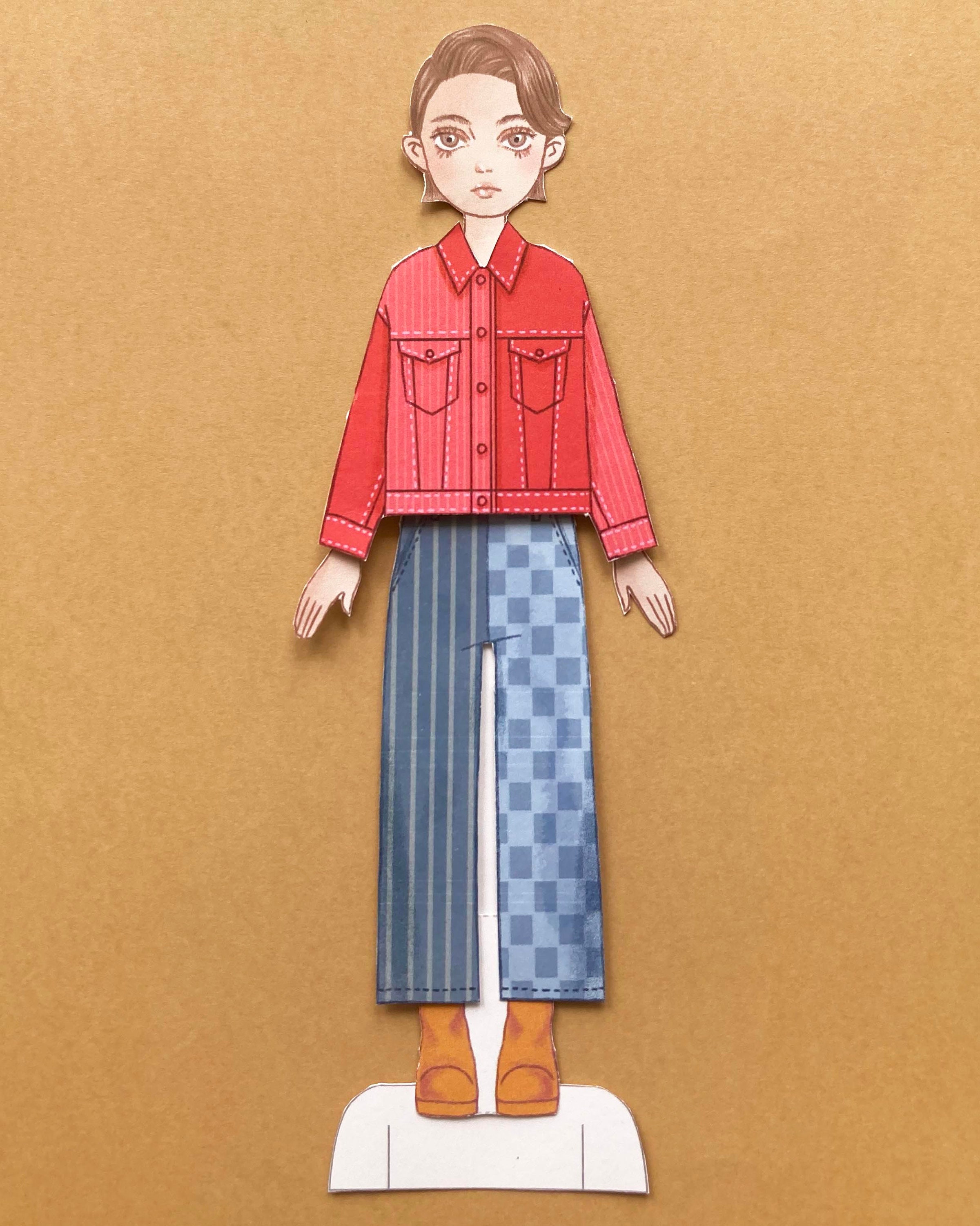 Gemini Zodiac Paper Doll Craft Kit / Instant Download / Kid Craft ...