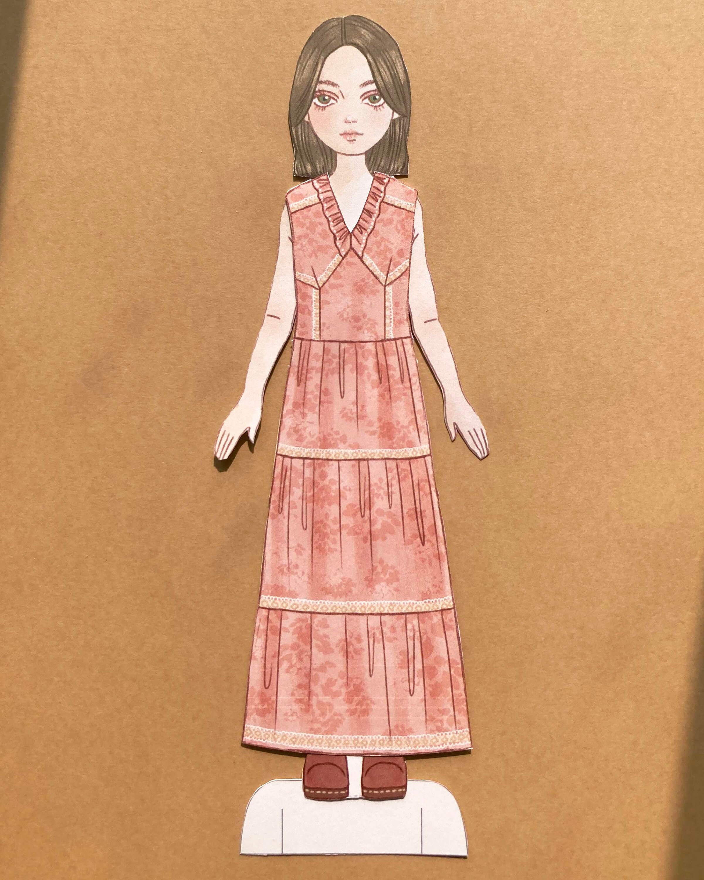 Virgo Zodiac Paper Doll Craft Kit (digital Download) - Etsy