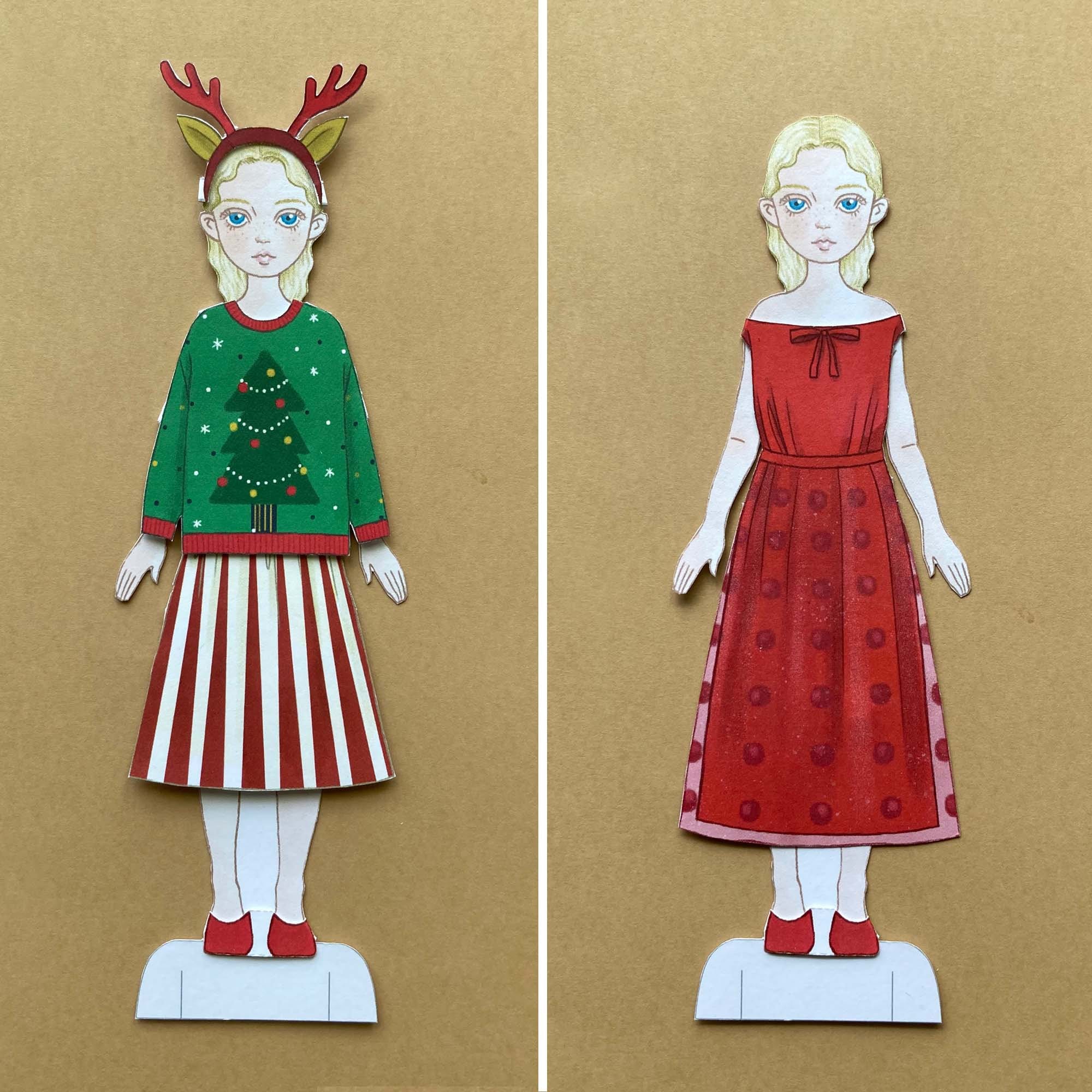 Paper Doll Printable PDF Girl / Kids Toys Craft / Craft Kit / Instant ...