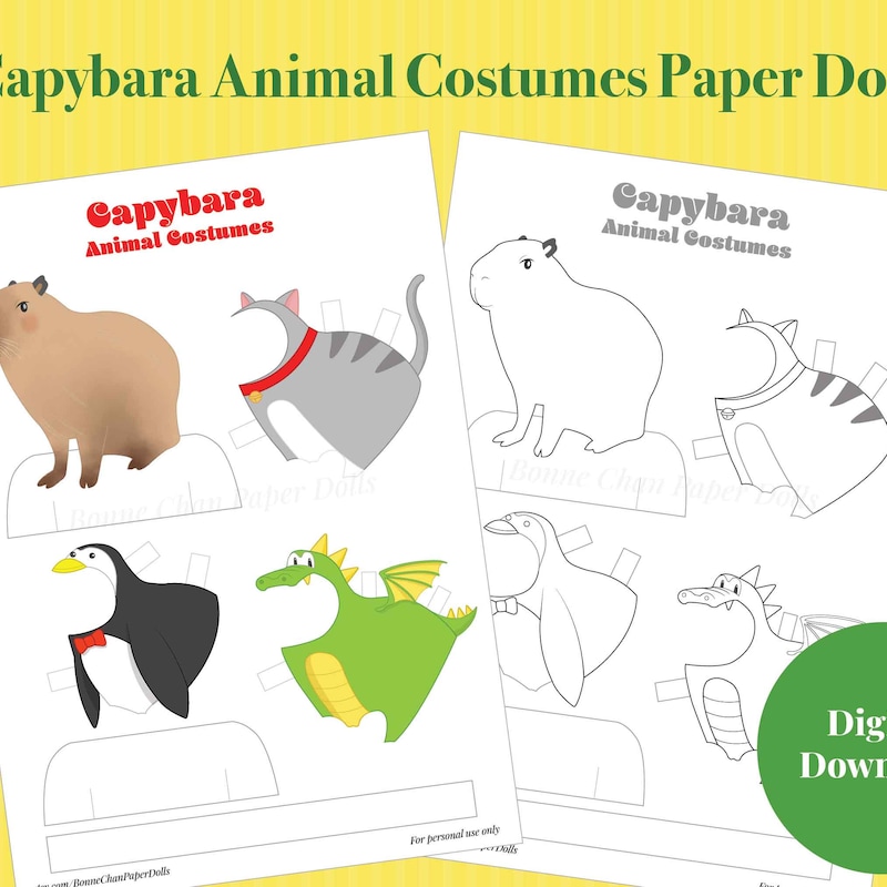 Capybara Costume - Etsy