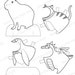 Animal Capybara Paper Doll Printable PDF / Animal Costumes Dragon ...