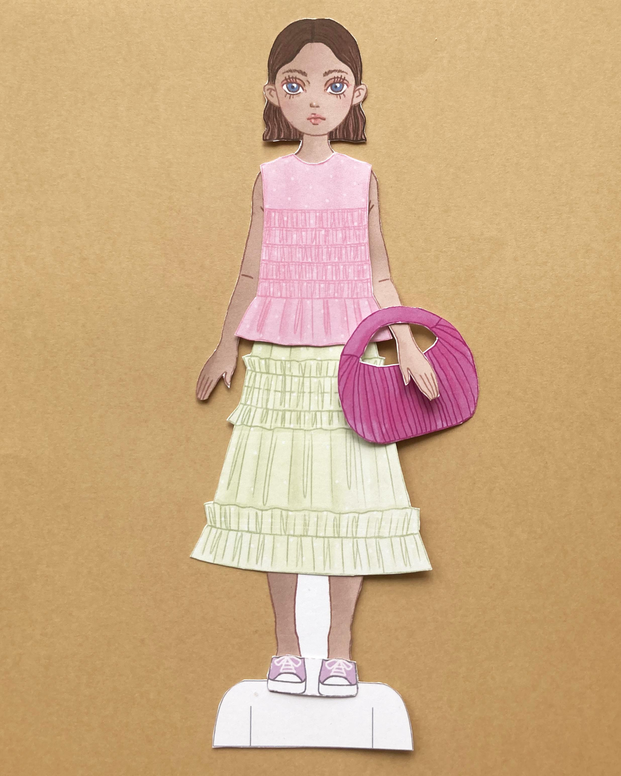 Aquarius Zodiac Paper Doll Craft Kit (digital Download) - Etsy