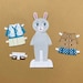 Animal Rabbit Bunny Paper Doll Printable PDF / Craft Kit / Instant ...