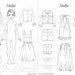 Paper Doll PDF 5 Set Bundling Pack / Paper Doll Printable / Instant ...