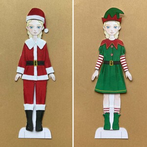 Paper Doll Printable PDF Girl / Kids Toys Craft / Craft Kit / Instant ...