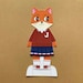Animal Fox Paper Doll Printable PDF / Craft Kit / Instant Download ...