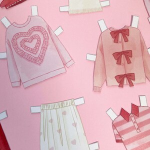Paper Doll Printable Valentine's Day PDF / Craft Kit / Instant Download ...