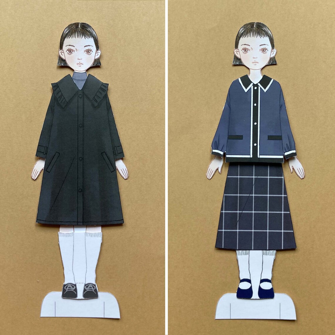 Paper Doll Printable PDF Maki / Kids Toys / Craft Kit / - Etsy Singapore