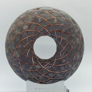 10 Cm Rodin Coil With Natural Stone & Resin - Mid Size -abha Torus ...