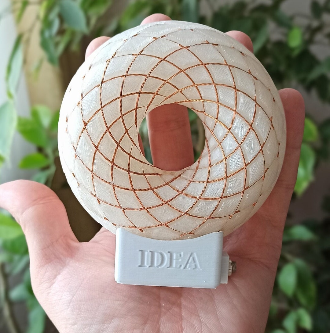 3,9inch (10cm) Rodin Coil - L Size -abha Torus Vortex Toroidal Wave Orgone Scalar - Torsion ...