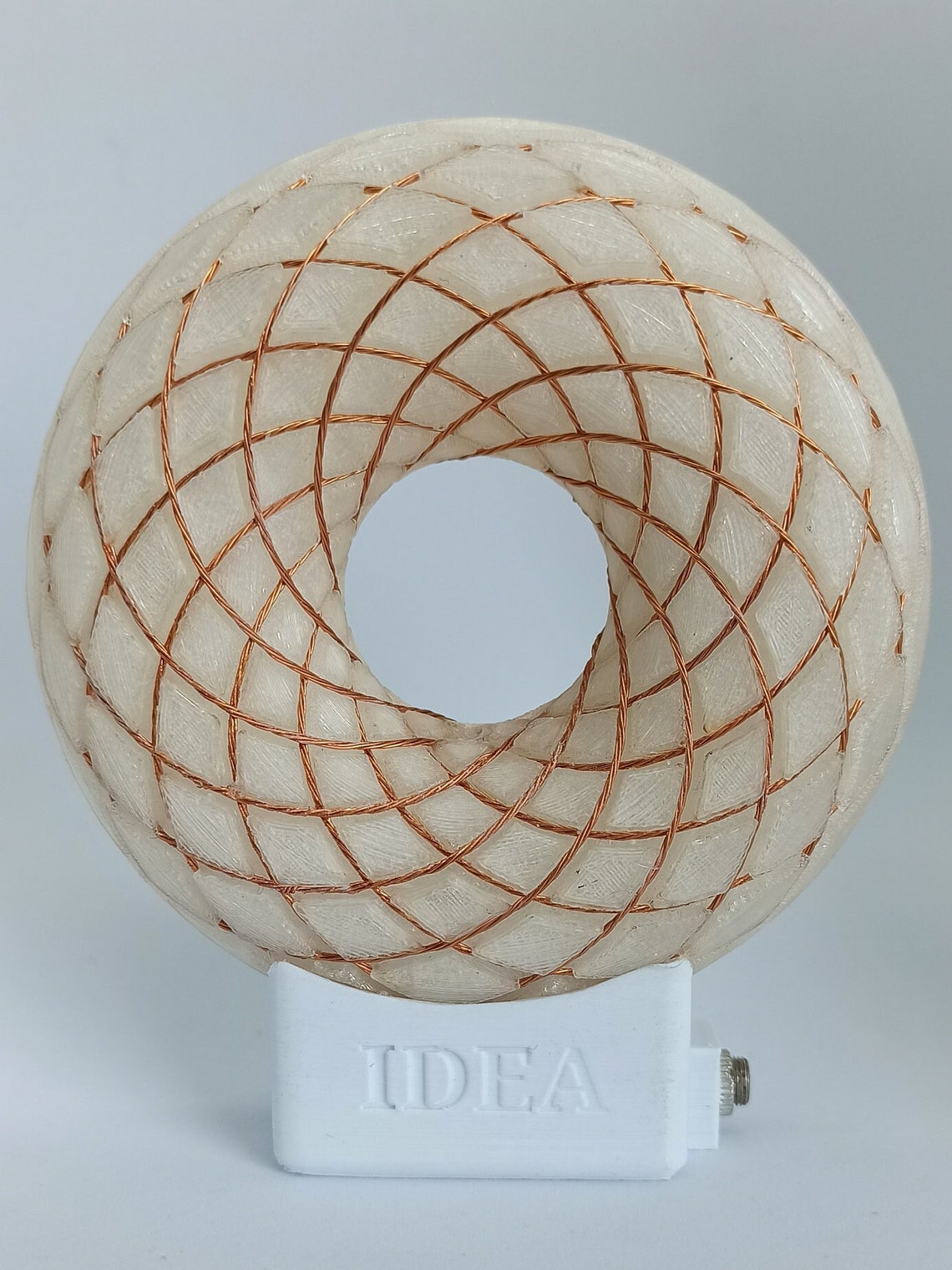 3,9inch 10cm Rodin Coil L Size abha Torus Vortex Toroidal Wave Orgone Scalar Torsion Fields ...