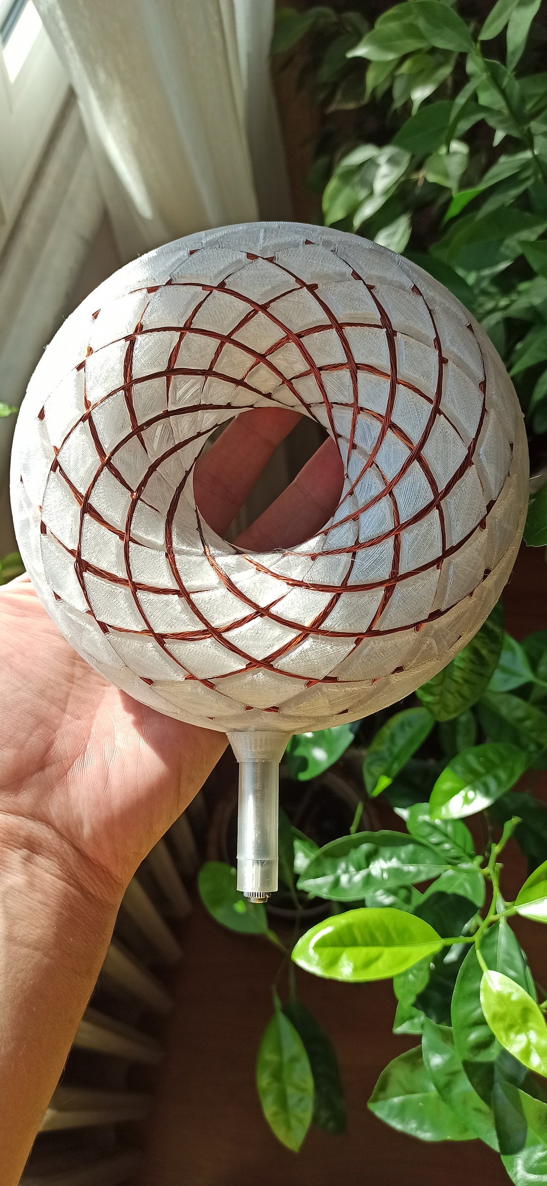 6.2 Inch (16cm) Rodin Coil - XL -abha Torus Vortex Toroidal Wave Orgone ...