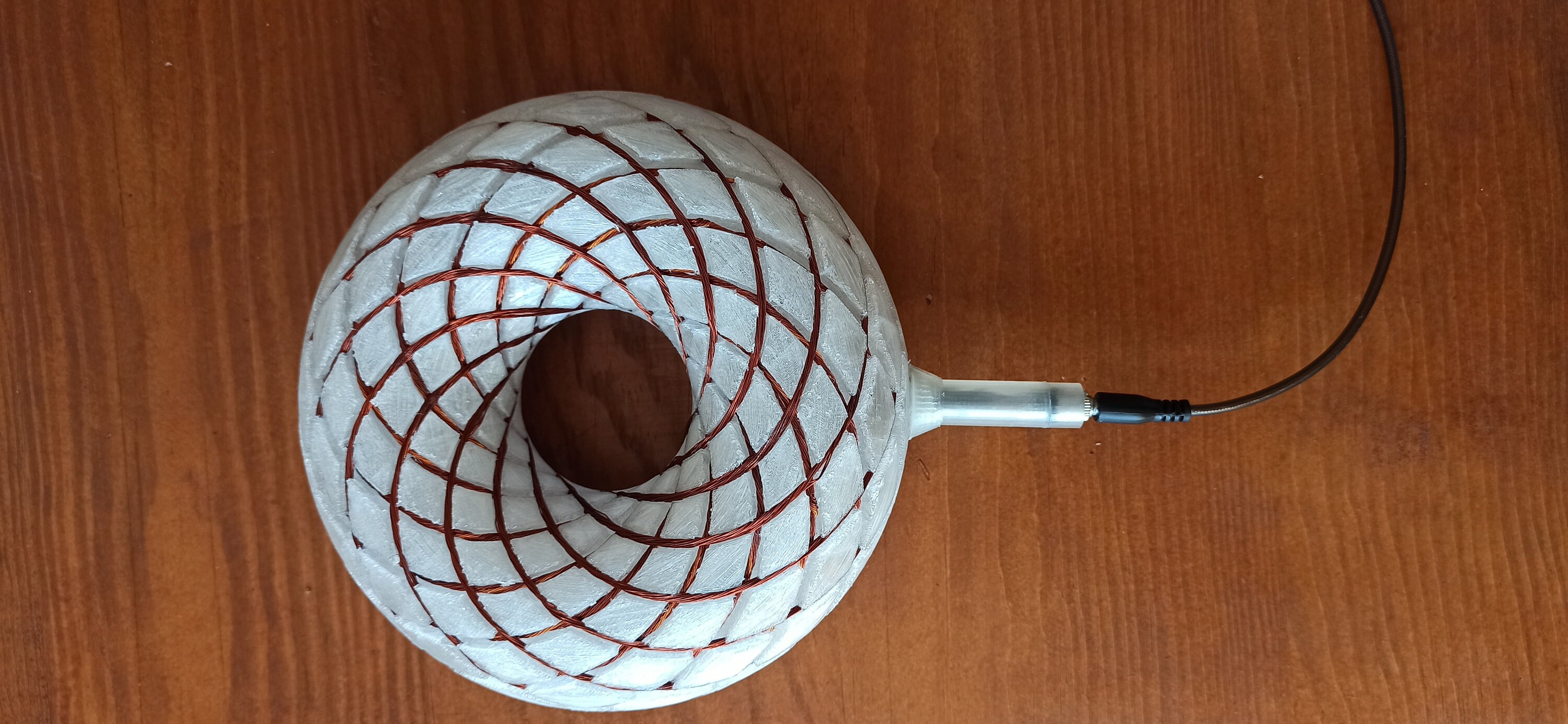 6.2 Inch 16cm Rodin Coil XL abha Torus Vortex Toroidal Wave Orgone ...