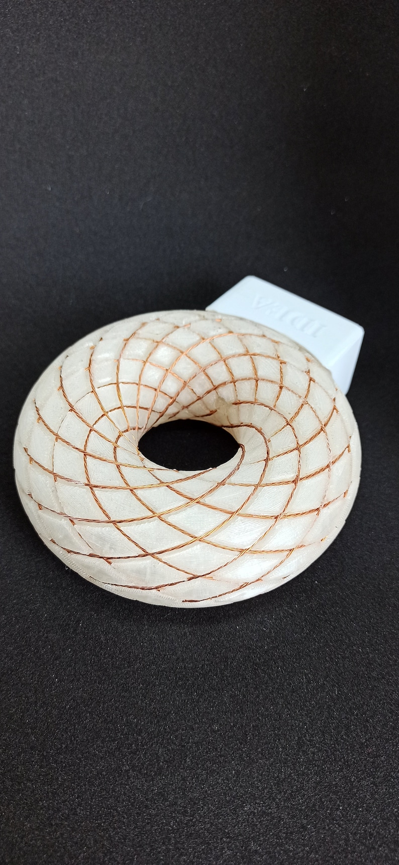 3,9inch 10cm Rodin Coil L Size abha Torus Vortex Toroidal Wave Orgone ...