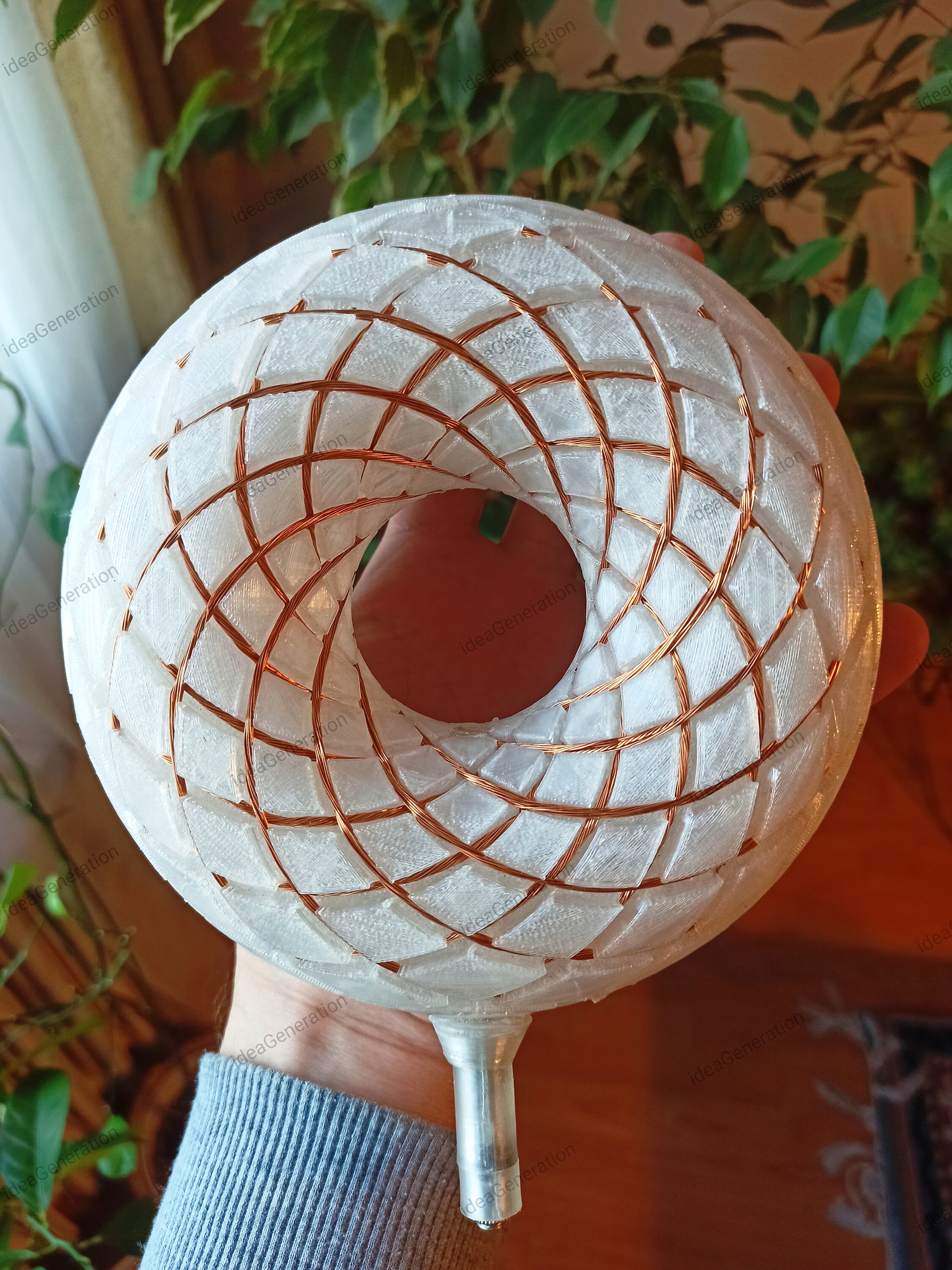 7 Inch 18cm Rodin Coil XXL abha Torus Vortex Toroidal Wave Orgone ...