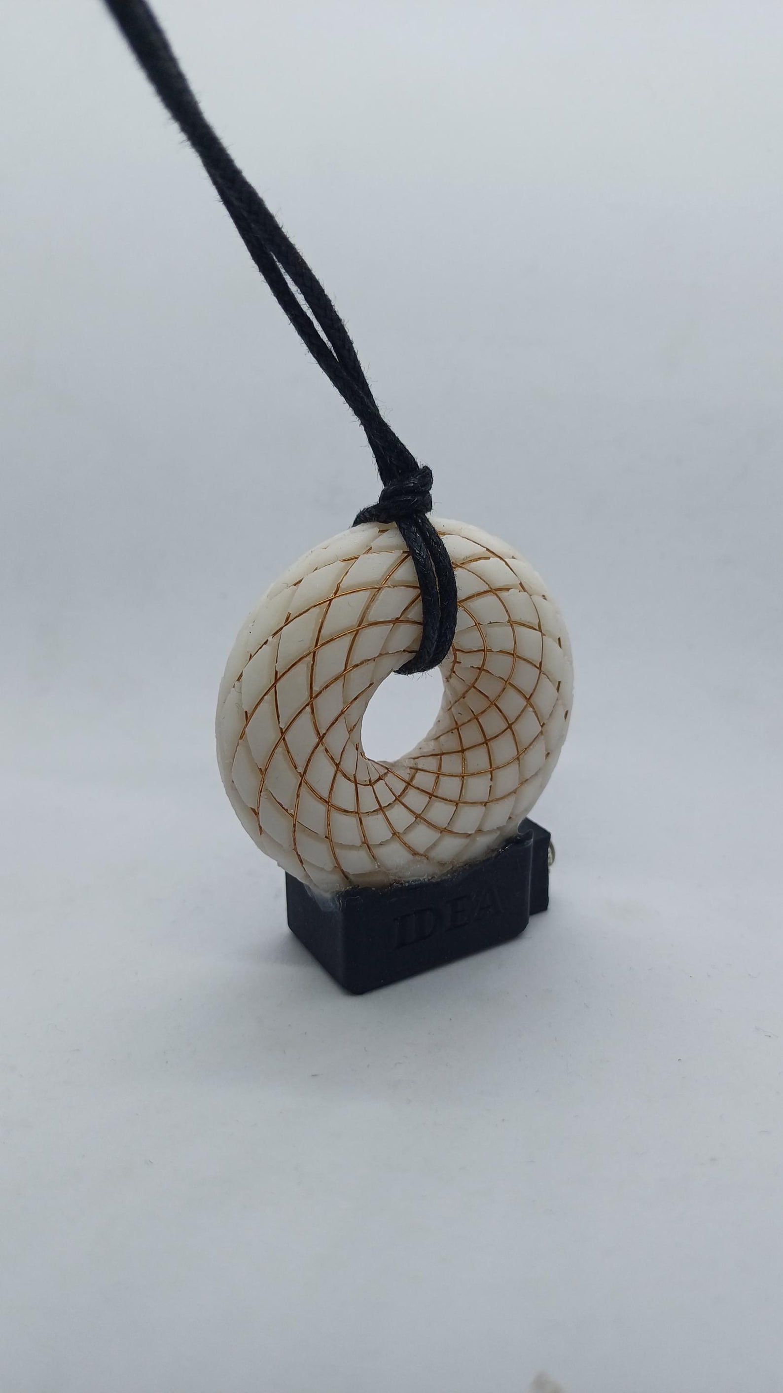 Rodin Coil Mini Necklace | Copper Torus Vortex Pendant | Wearable ...