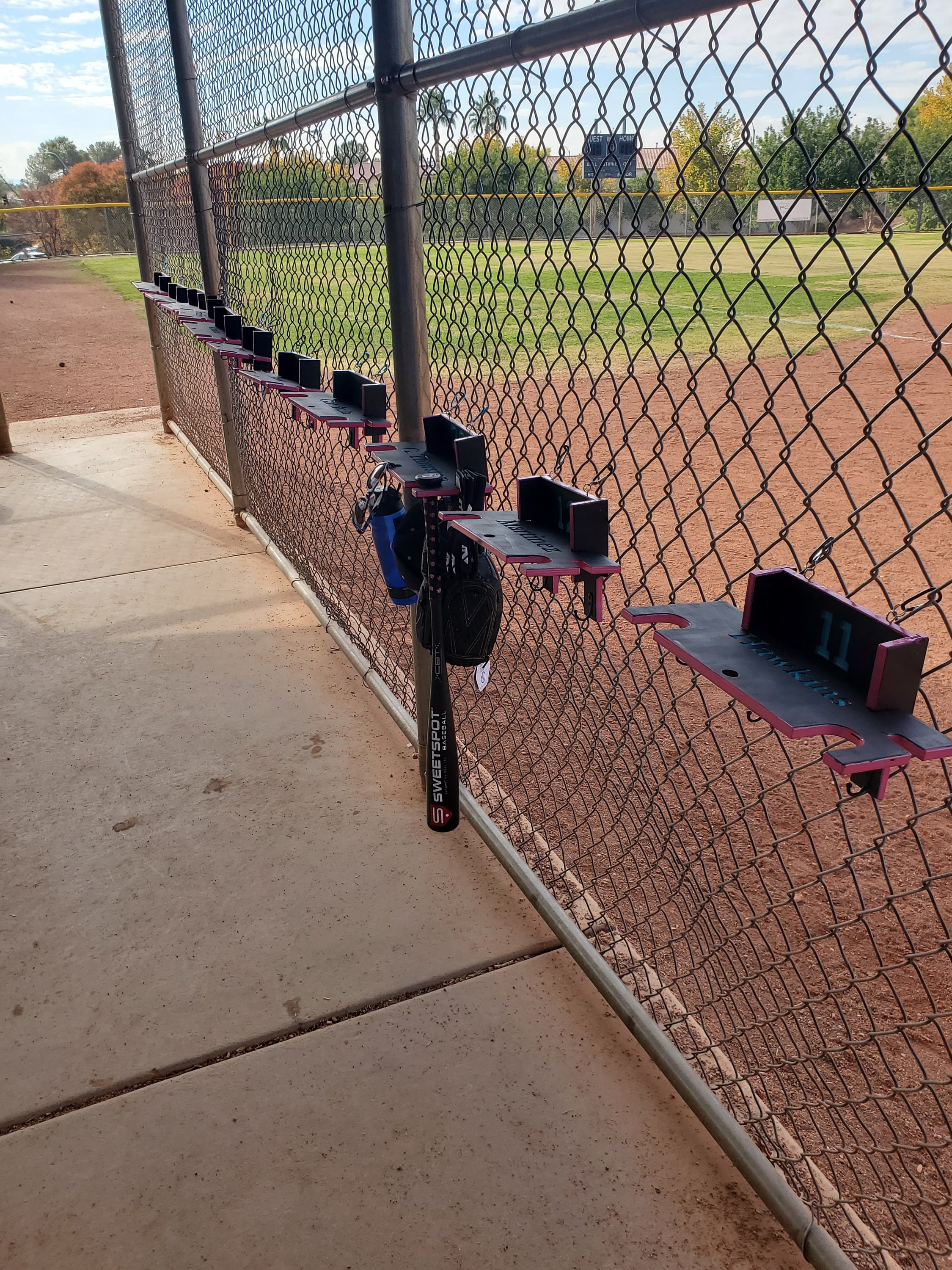 Equipment With Shelf Baseball Equipment Holder Softball Equipment ...