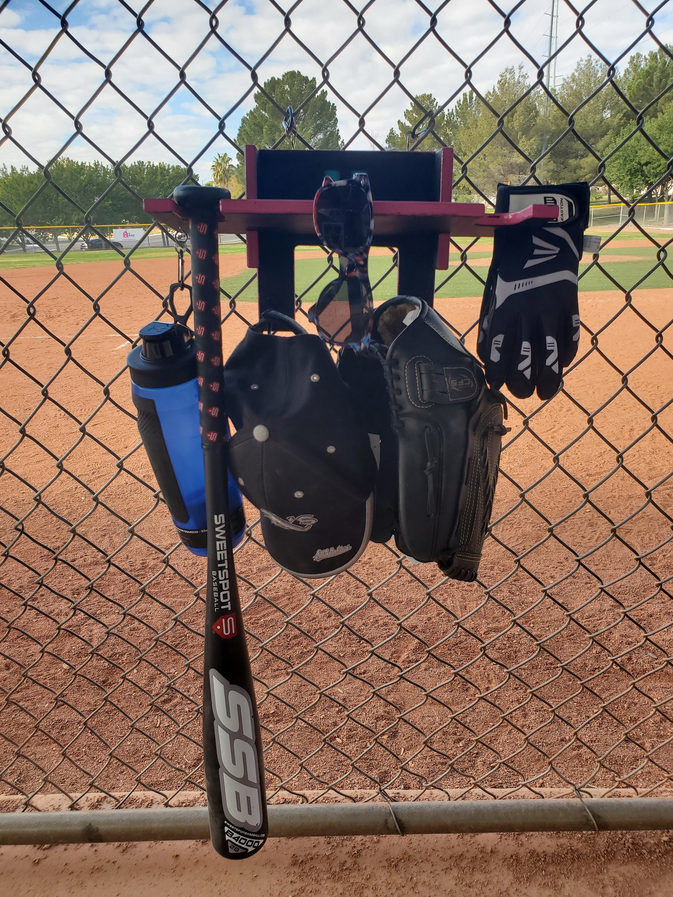 Equipment With Shelf Baseball Equipment Holder Softball Equipment ...