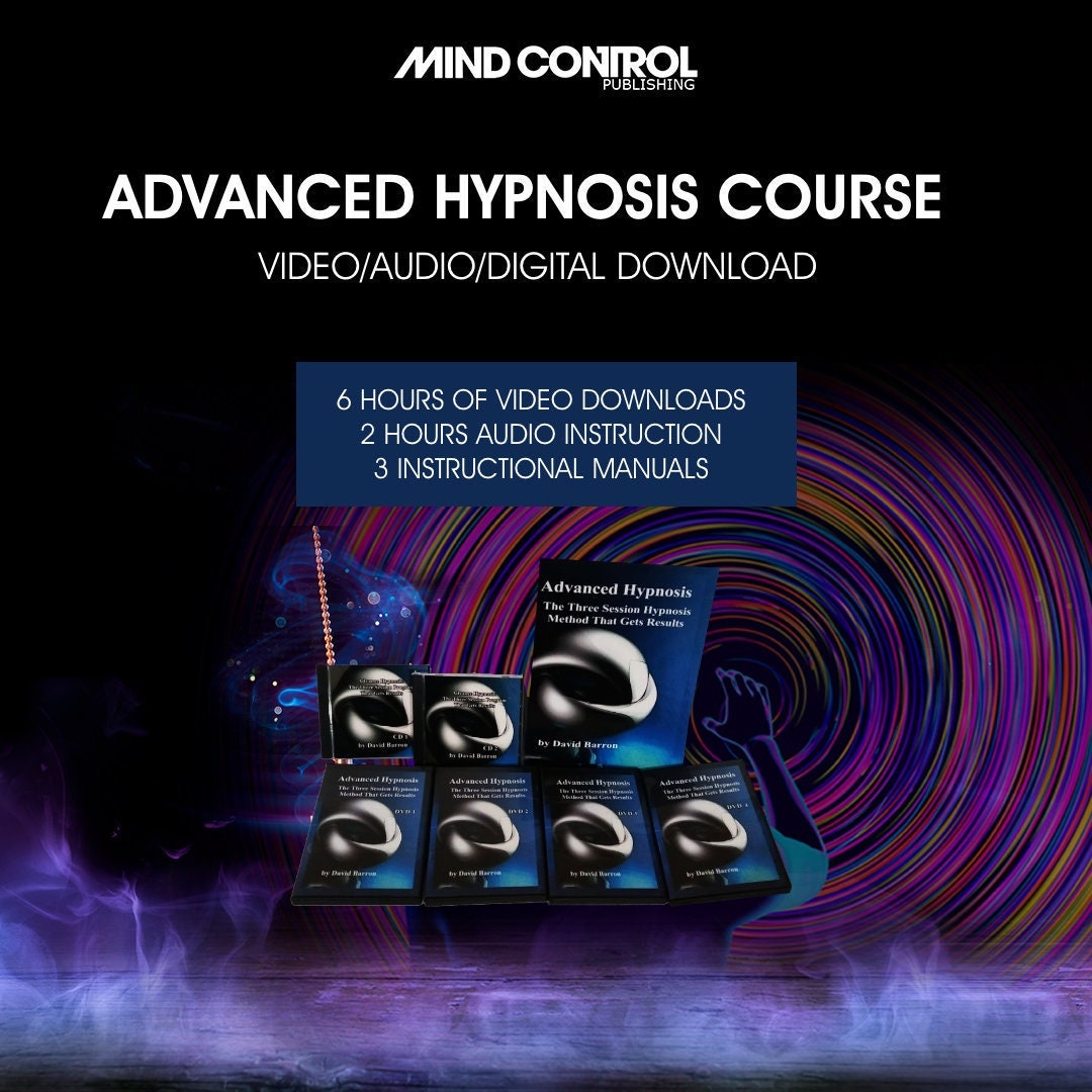 Advanced Hypnosis Course – 4 Dvds, 2 Cds and Manual (download Included ...
