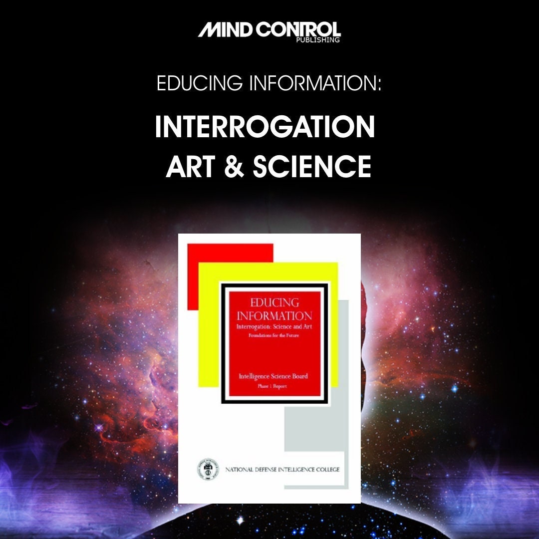 Educing Information: Interrogation Art & Science - Etsy