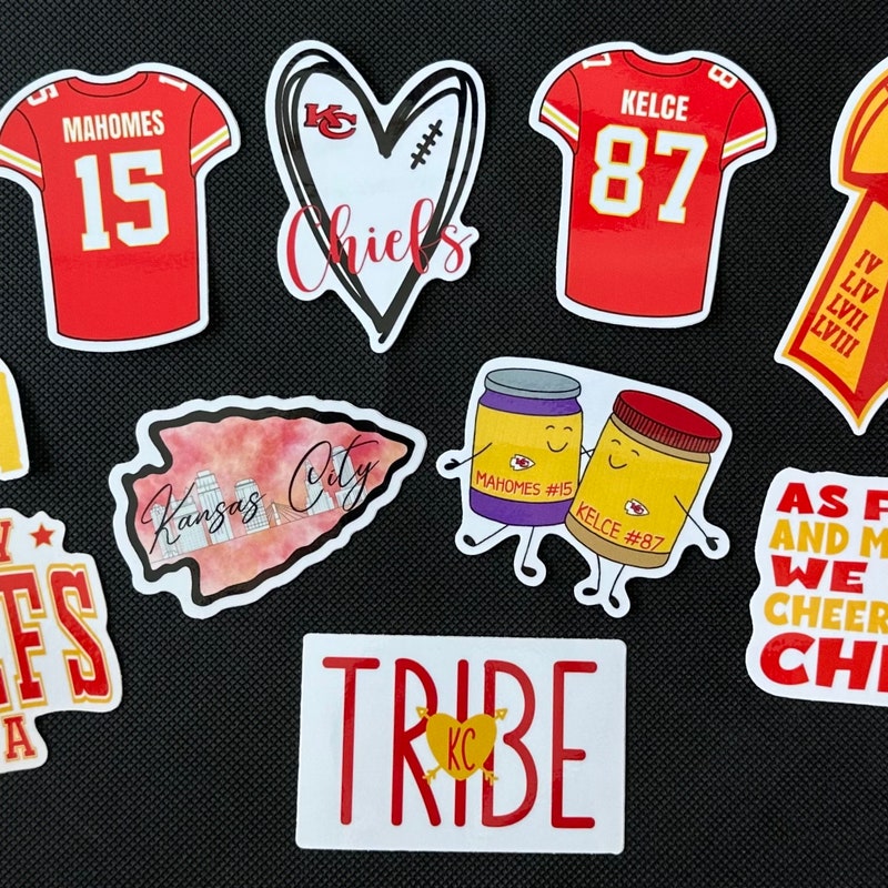 Chiefs Stickers - Etsy