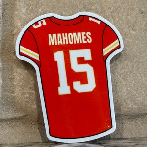 Patrick Mahomes Jersey Sticker Kansas City Chiefs Mahomes 15 - Etsy