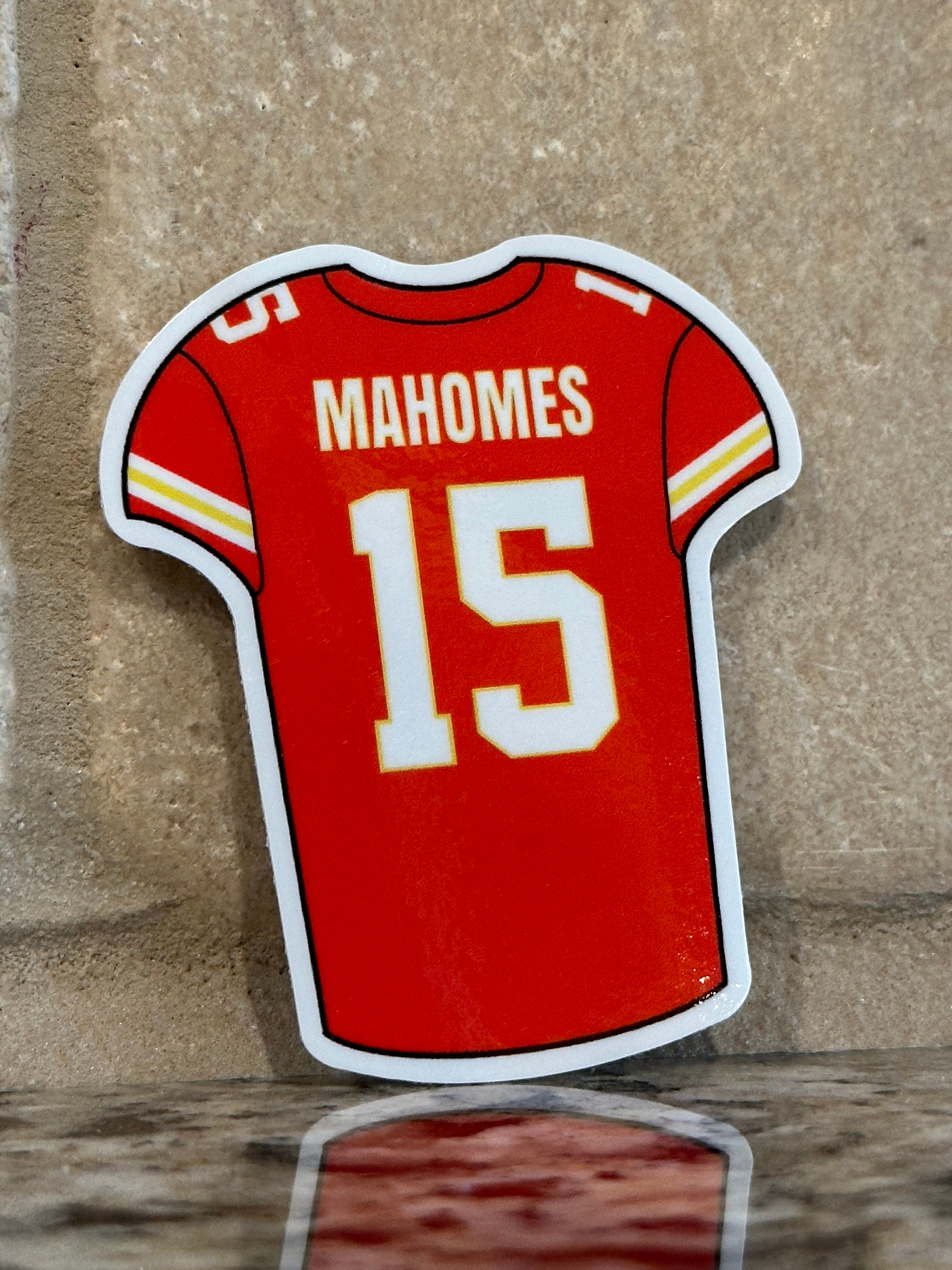 Patrick Mahomes Jersey Sticker Kansas City Chiefs Mahomes 15 - Etsy