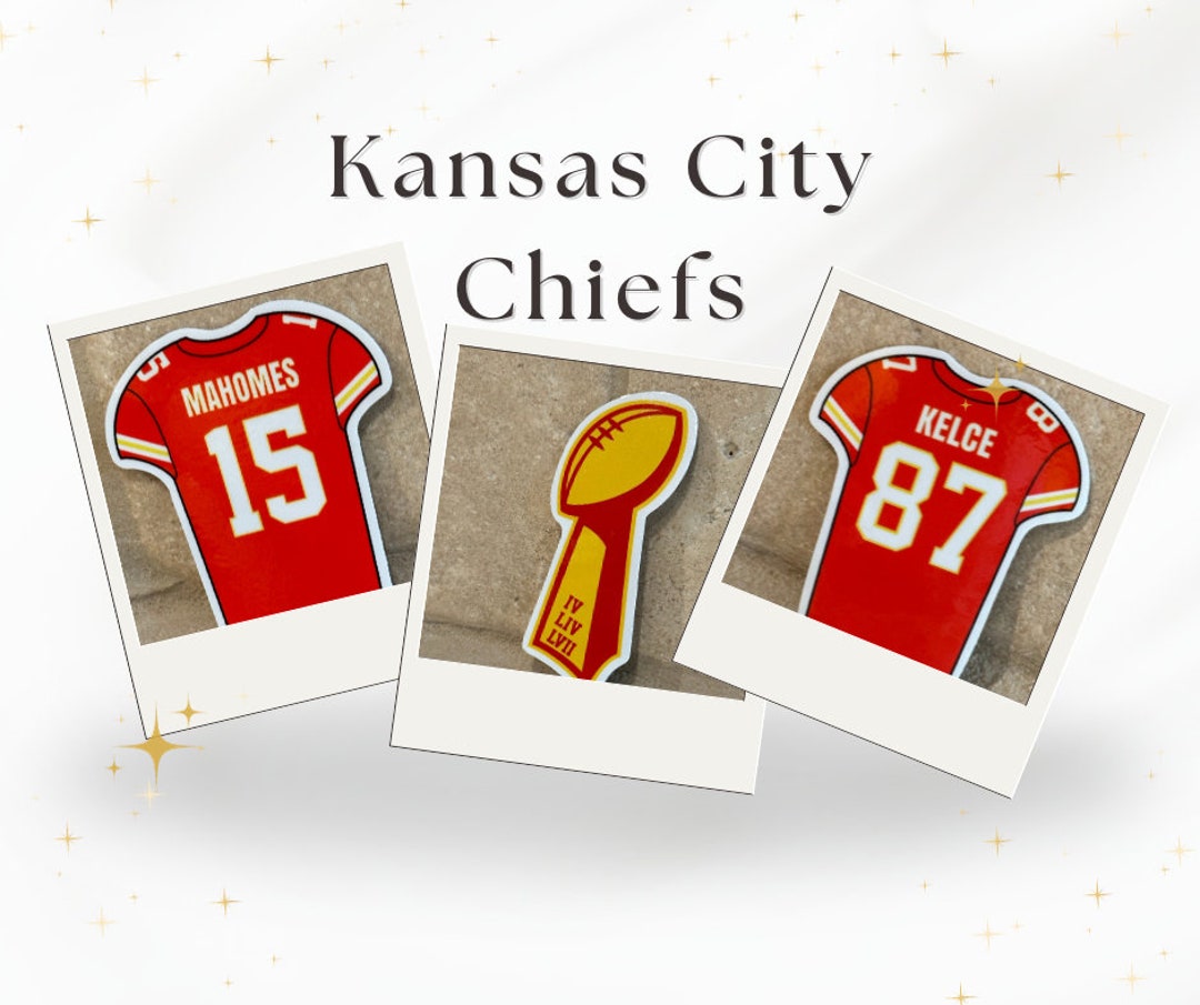 Kansas City Chiefs Sticker Pack 3 Stickers Patrick Mahomes - Etsy