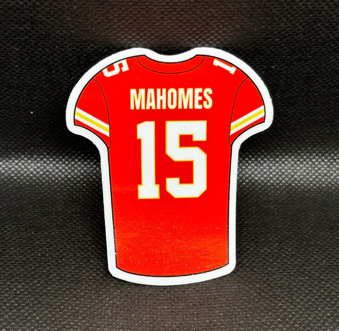 Patrick Mahomes Jersey Sticker - Kansas City Chiefs Football - Mahomes ...