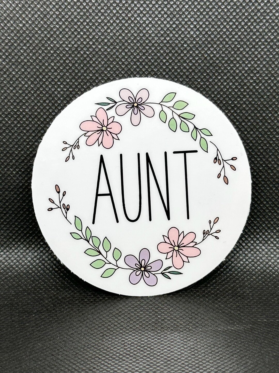 Aunt Sticker With Floral Design - Best Aunt Ever - Gift for Aunts - Etsy