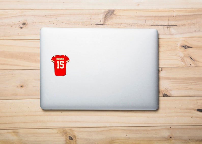 Patrick Mahomes Jersey Sticker - Kansas City Chiefs Football - Mahomes ...