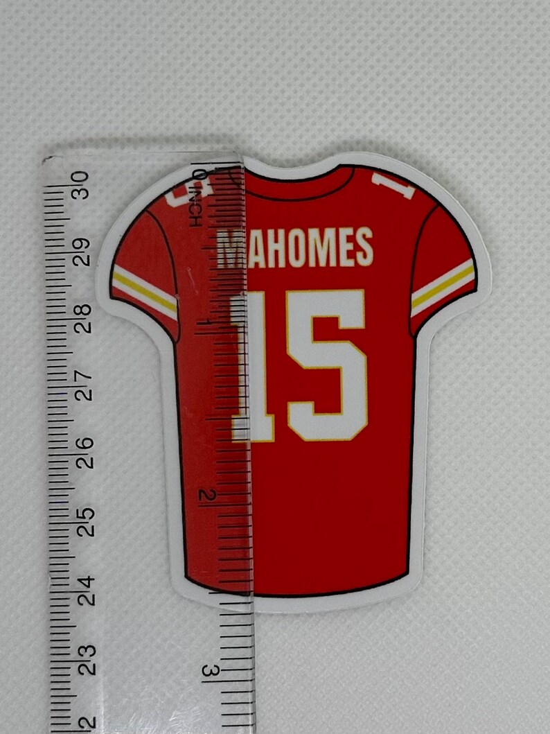 Patrick Mahomes Jersey Sticker - Kansas City Chiefs Football - Mahomes ...