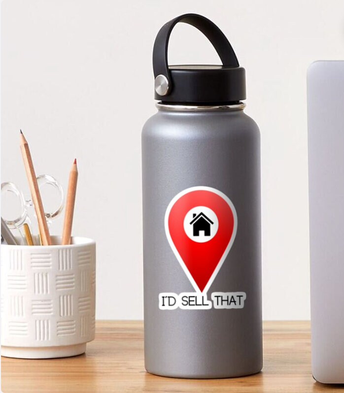 I'd Sell That - Funny Real Estate Sticker - Etsy
