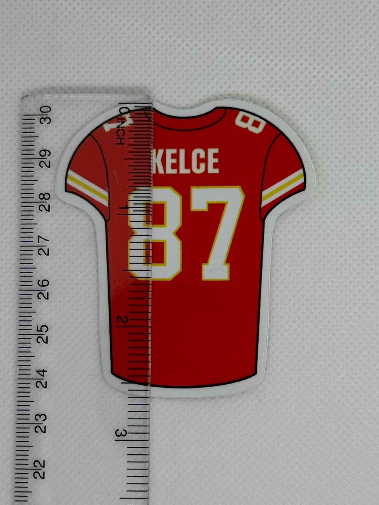 Travis Kelce Jersey Sticker Kansas City Chiefs Football Kelce 87 - Etsy