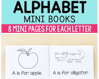26 Full Color Printable Alphabet Mini-books - Etsy