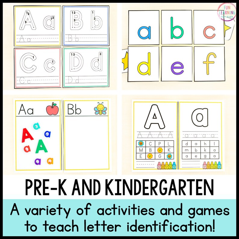Alphabet Letter Recognition and Letter Identification Bundle - Etsy