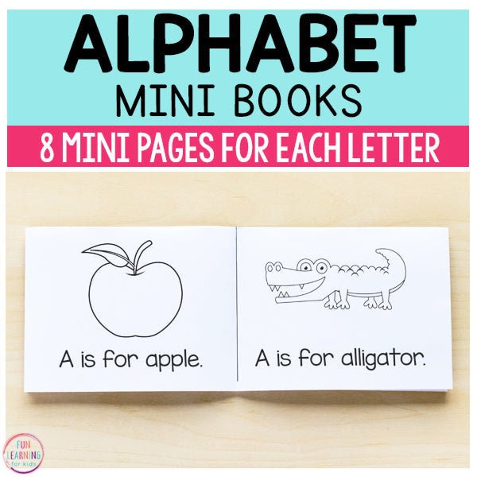 Alphabet Mini Books - Etsy