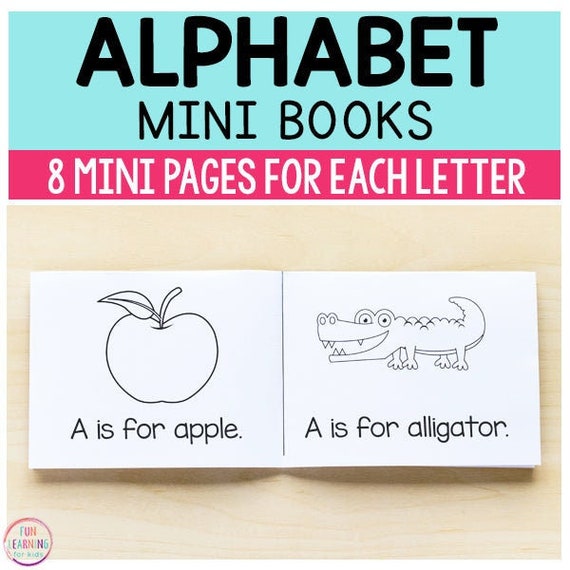 Alphabet Mini Books - Etsy
