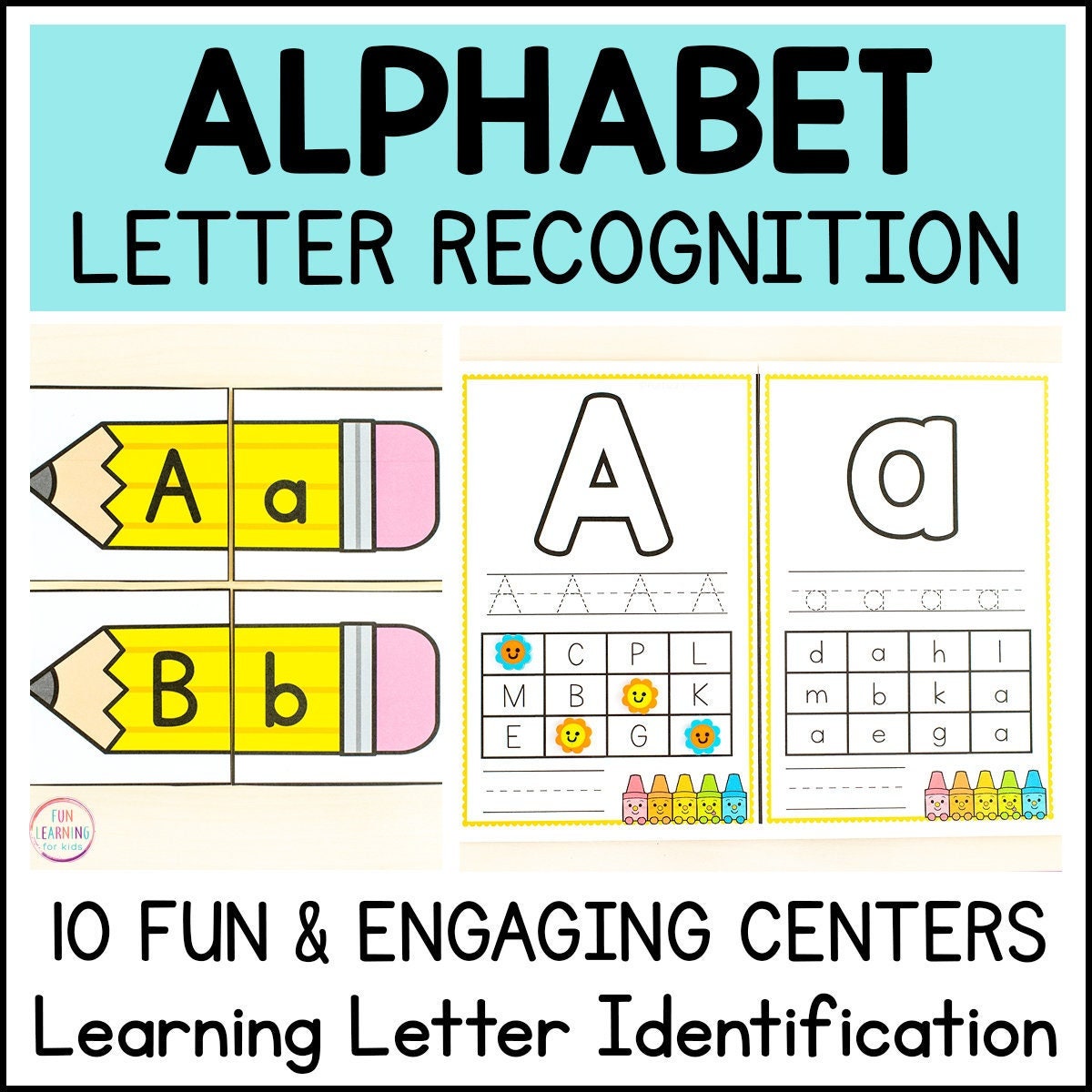 Alphabet Letter Recognition and Letter Identification Bundle - Etsy