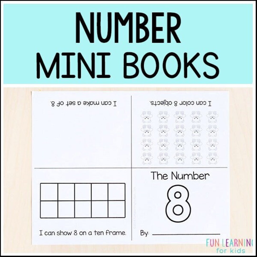 Number Sense Mini Books - Etsy