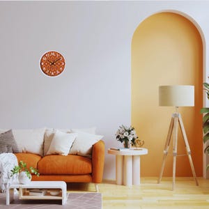 Somali Cultural Patterns Wall Clock, African Home Decor, Unique Clock ...