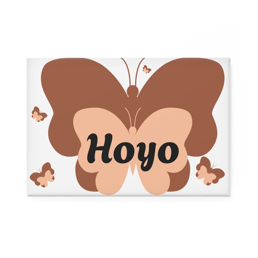Button Magnet Hoyomom Somali Language Butterfly Design, Rectangle ...