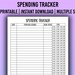 Printable Spending Tracker - Expenses Tracker - A4 A5 Letter Size ...