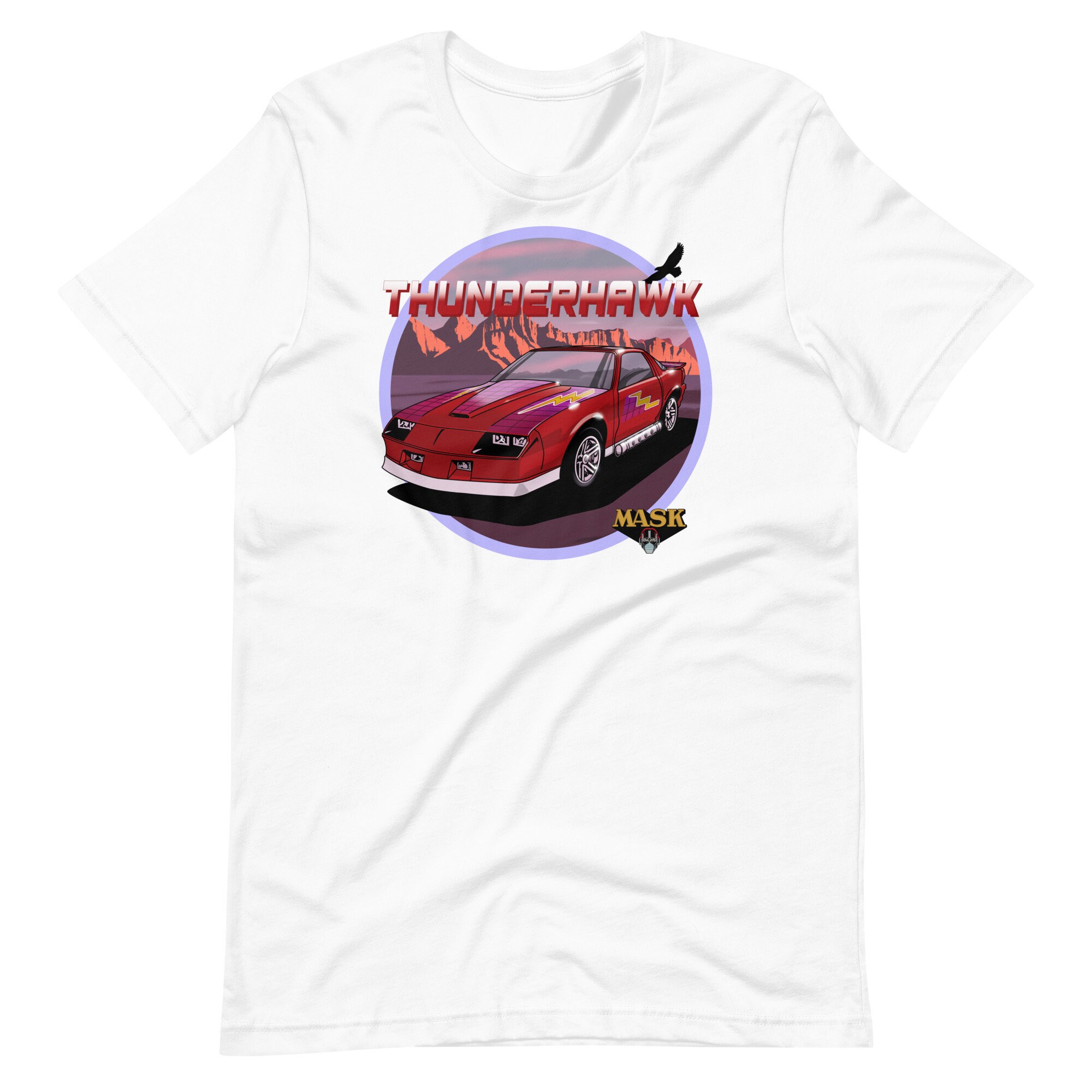 80s Retro Vintage Cartoon M. A. S. K. Thunderhawk Classic Car Unisex T ...