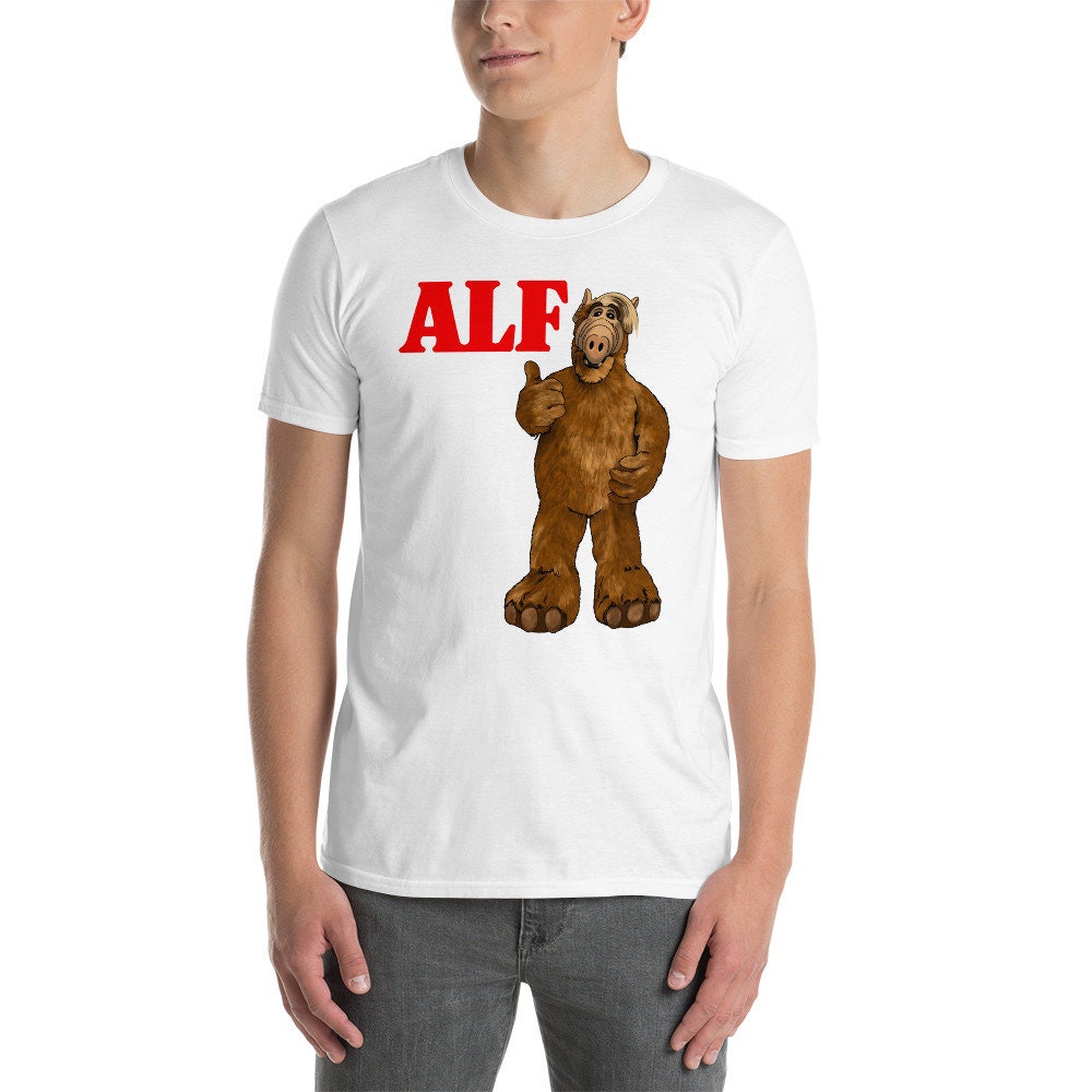 80s Retro Vintage ALF Alien Life Form Short-sleeve Unisex T-shirt - Etsy
