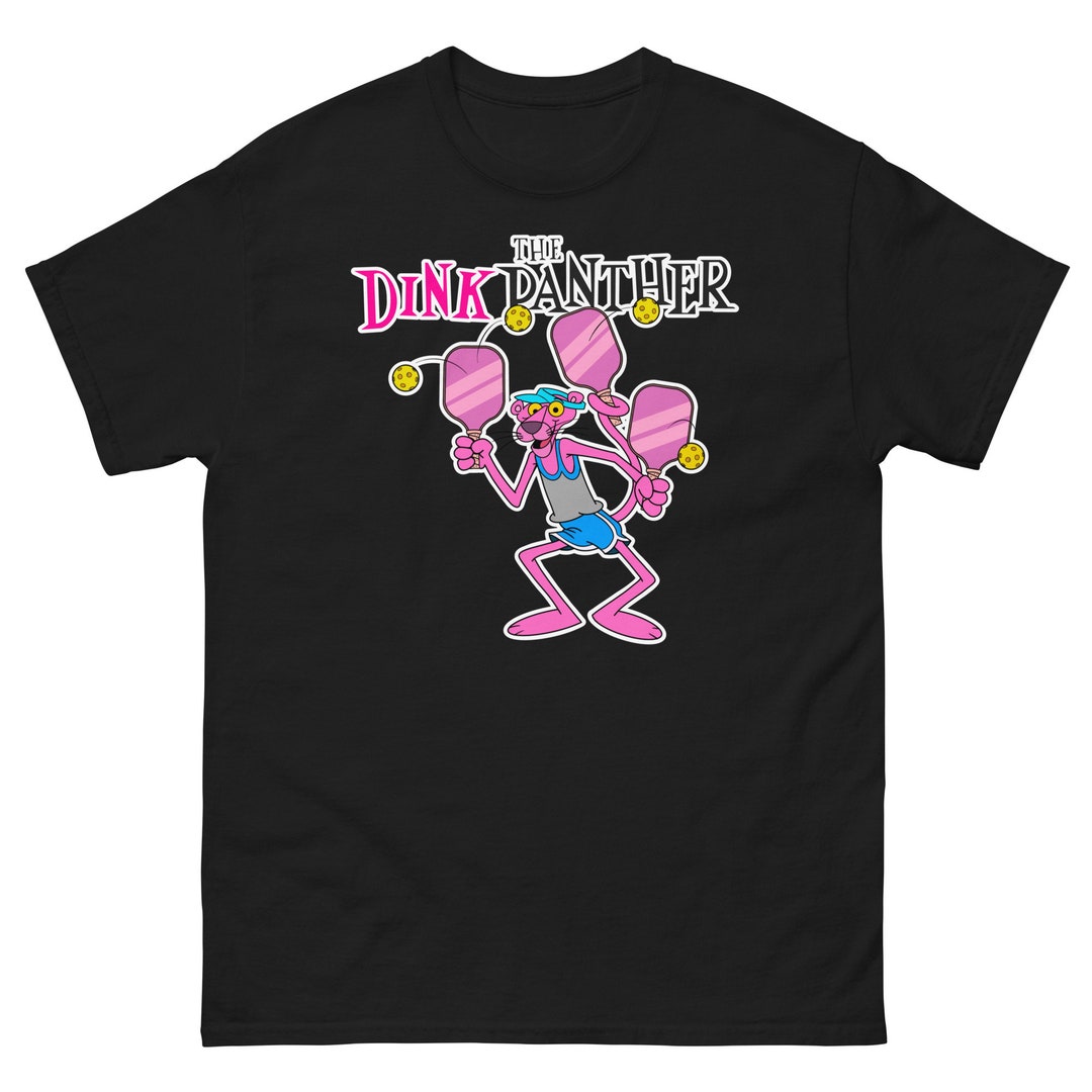 Funny Clever Pink Panther Dink Pickleball Unisex Tee - Etsy