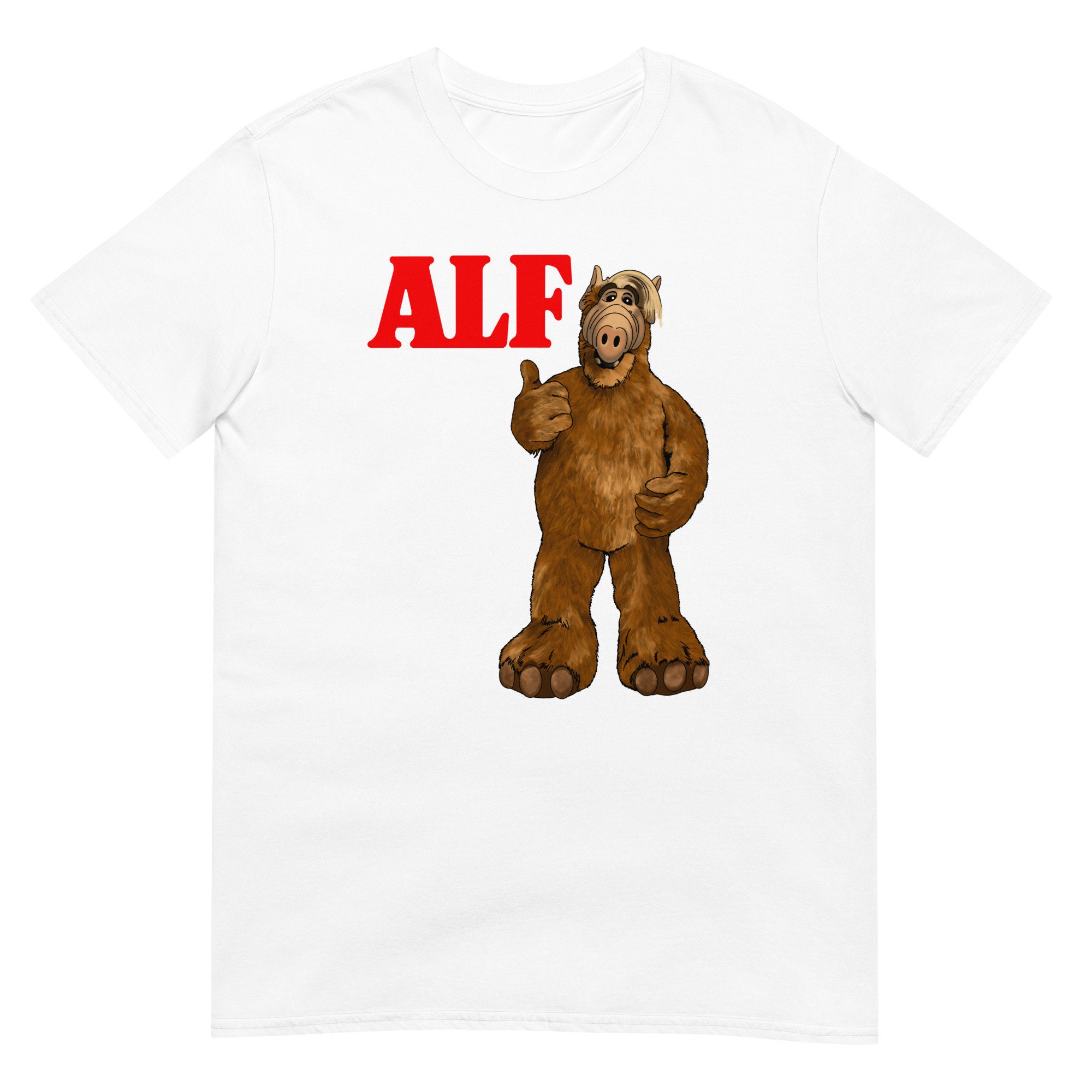80s Retro Vintage ALF Alien Life Form Short-sleeve Unisex T-shirt - Etsy